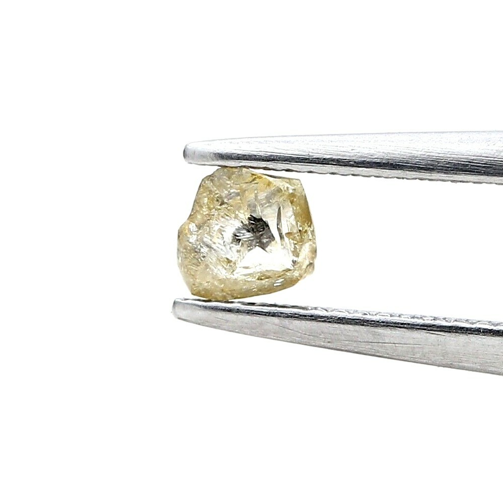 Rough Diamond 0.21tcw Grayish Yellow Sparkling Natural Irregular Shape ...