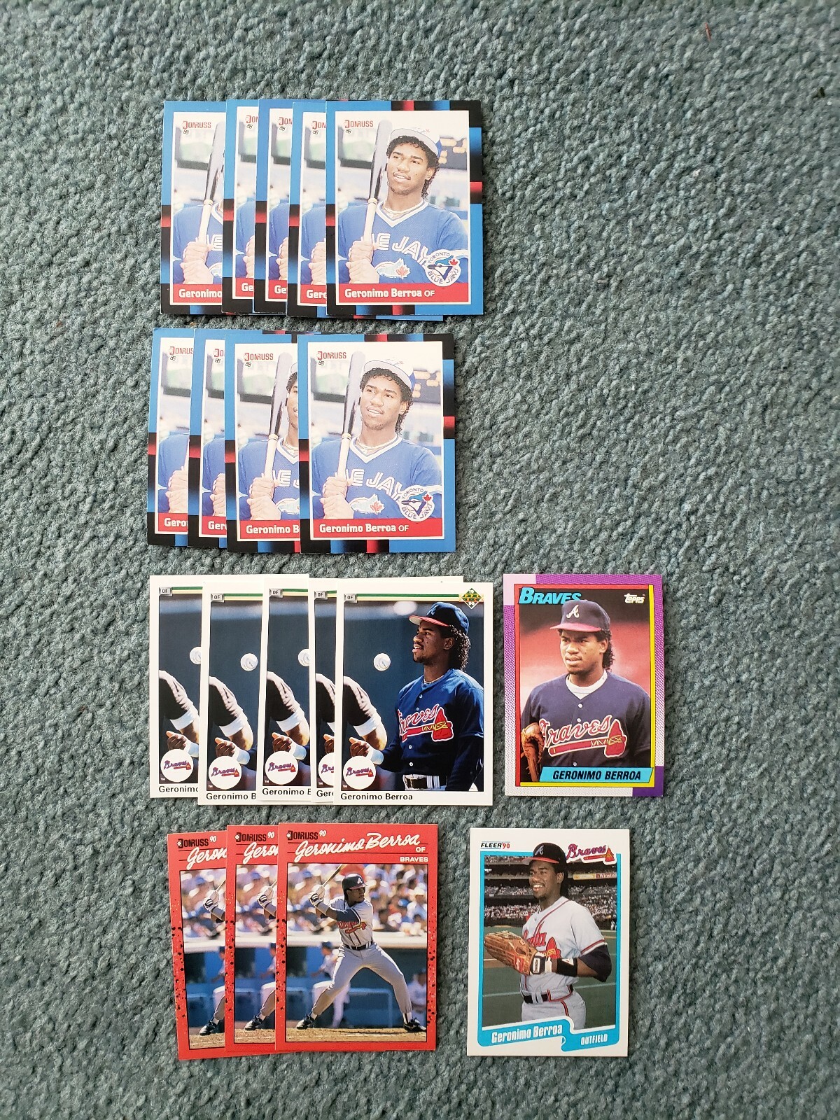 Geronimo Berroa Baseball Card Mixed Lot of approx 27 cards | eBay