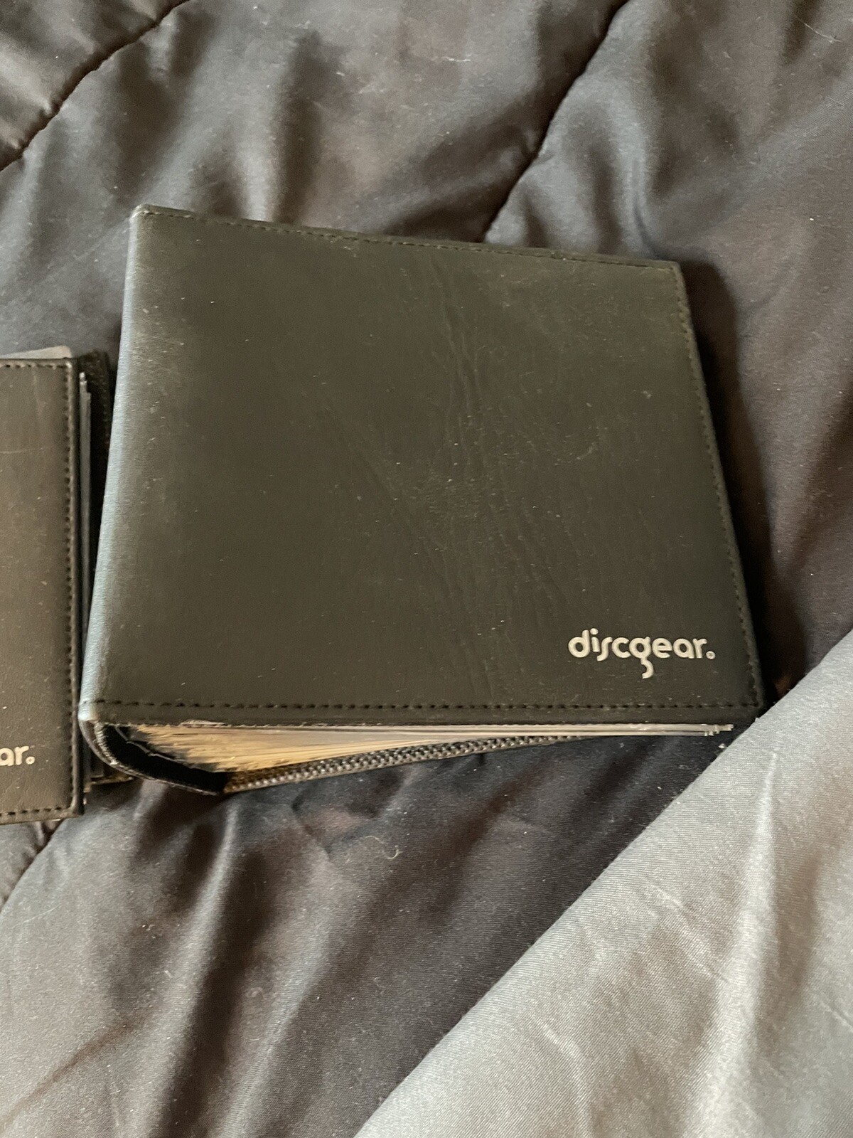 DiscGear Faux Leather Storage Holder Case CD DVD Games Disc Lot Of 2 ...