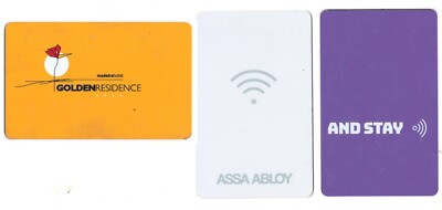 HOTEL key pass gift cards PORTUGAL GoldenResidence Assa Abloy ...