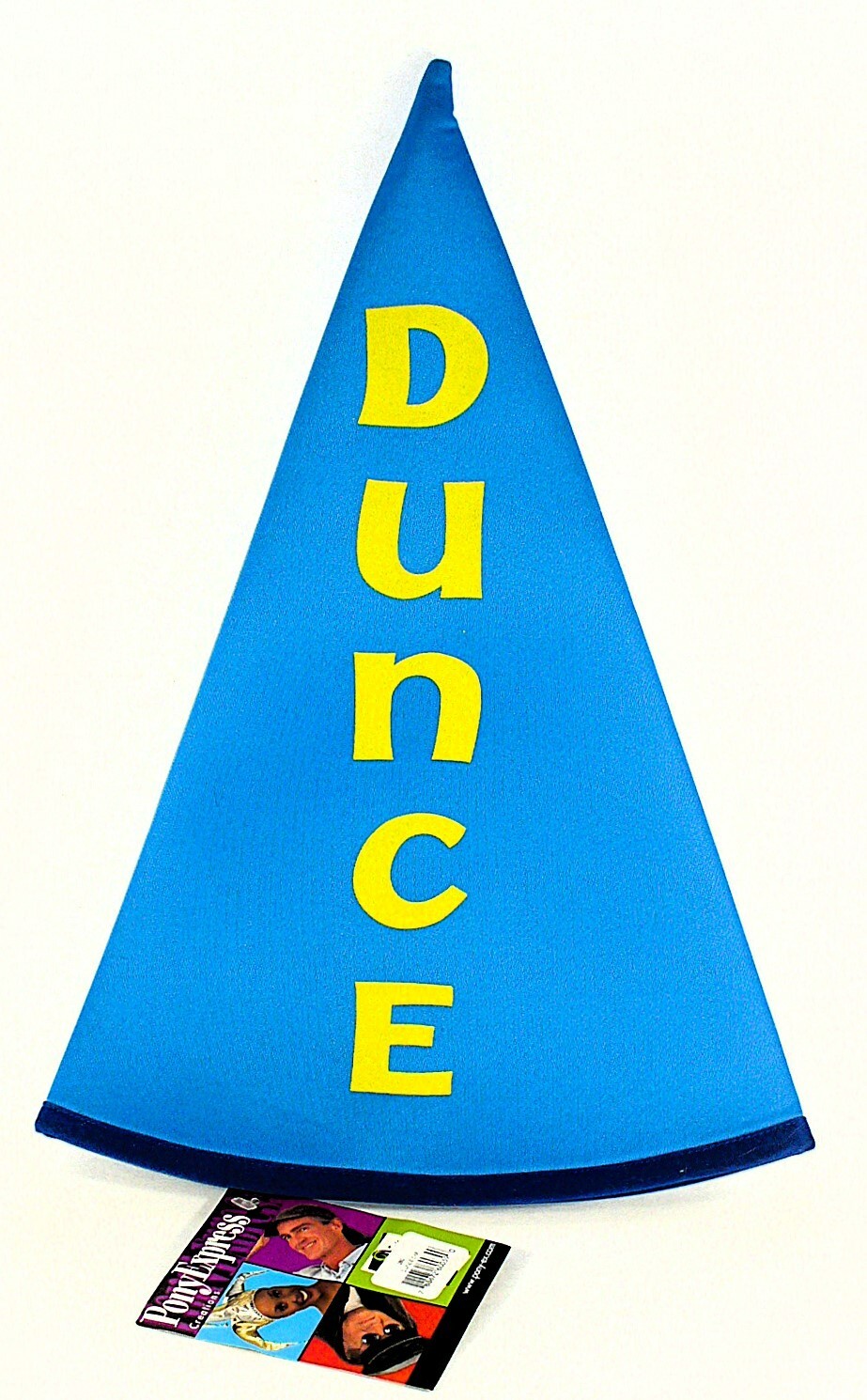New NWT DUNCE CONE Cap Fool Hat of Shame-Blue & Yellow Foam-Costume ...