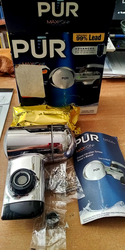 PUR PLUS Faucet Filtration System ~ Chrome PFM400H W/Filter - Open Box ...