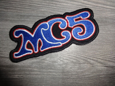 MC5 Shape Patch Gestickt Kutte Aufnäher Hard Rock Iggy Pop Ramones ...