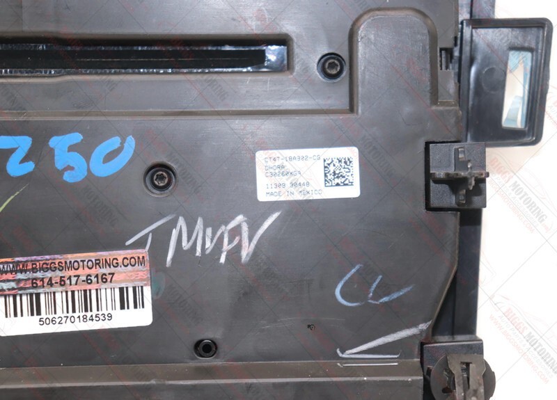 2011-2014 Ford Edge Sony Radio Face Climate Control Panel CT4T-18A802 ...
