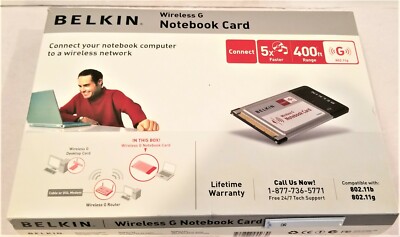 Belkin Wireless G Notebook Card | eBay