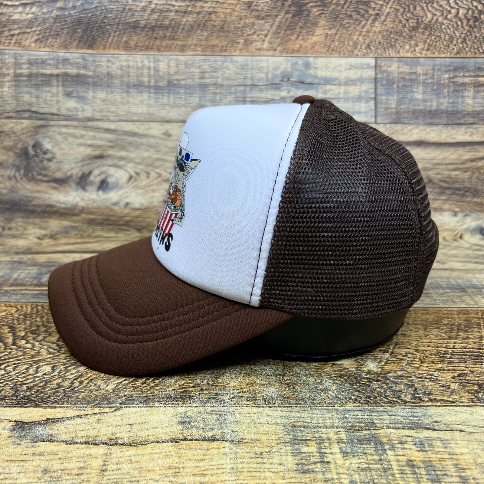 Gremlins Mens Trucker Hat Purple Snapback 80s Comedy Horror Rare Logo ...