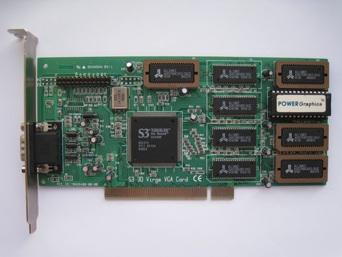 S3 ViRGE (86c375) (POWER Graphics) PCI 4Mb (Alliance) - Vintage ...