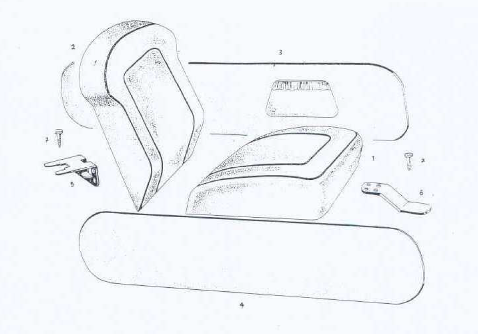 Seat lock holder sidecar / Sitzschlosshalter Seitenwagen Velorex 560 | eBay