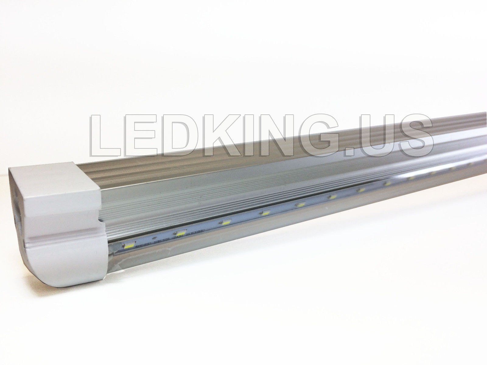 Integrated V-SHAPE 6ft 60W 6500K CLEAR COOLER/ FREEZER LED Tube Light ...