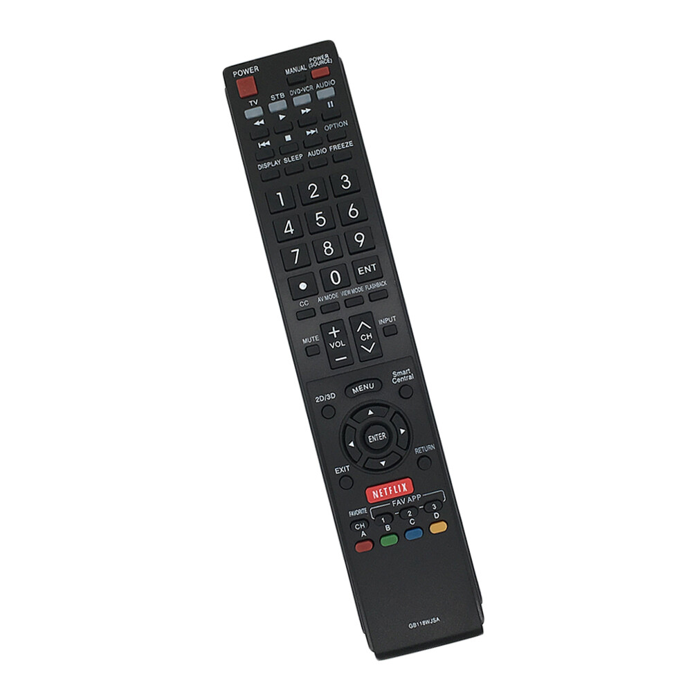 New Remote Control For Sharp AQUOS LCD LED TV LC-40E77UN LC-40F22E LC ...