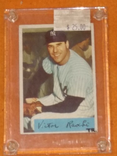 1954 Bowman Vic Raschi #33 Baseball Card Yankees | eBay