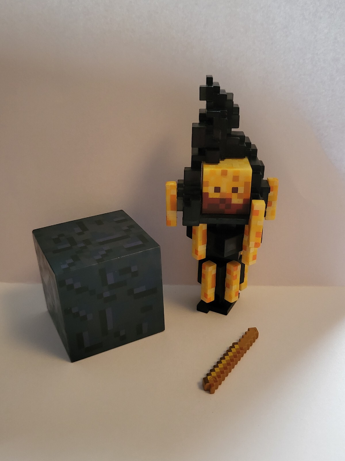 Minecraft 16490 3-Inch Action Figure - Blaze Pack Very Rare Set ...