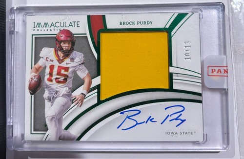 BROCK PURDY ROOKIE CARD RPA AUTOGRAPHED | eBay