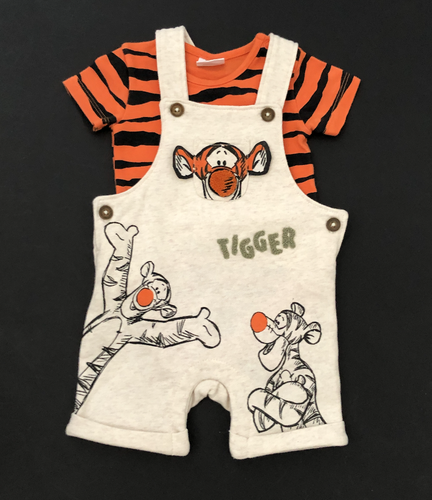 Baby Boys Tigger Winnie the pooh Dungarees Set 3/6 Months | eBay