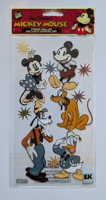 Jolee's Vintage Mickey Mouse And Friends Disney Scrapbooking Stickers ...