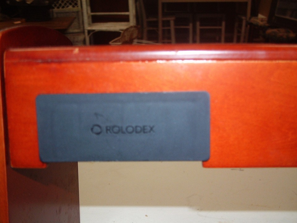 Vintage Desk, Rolodex Laptop Secretary, Cherry Wood 17 X 9 X 6 | eBay