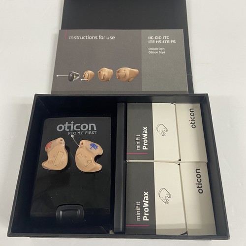 OTICON SIYA 2 KIT 3.2 2.4G Hearing Aids (in-the-canal) Used For 1 Week ...