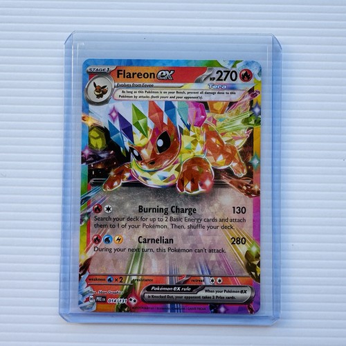 Flareon EX - 014/131 - Ultra Rare - Prismatic Evolutions - Pokemon TCG ...