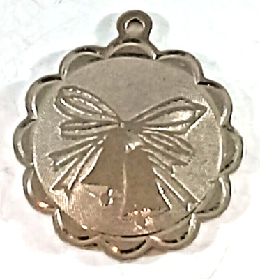 Vtg CREA Sterling Silver ENGRAVED WEDDING BELLS #22 Charm for a ...