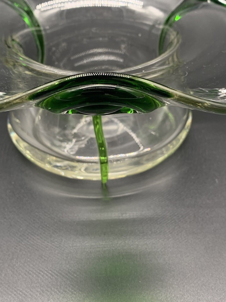 Antique Stuart and Sons handblown glass Tadpole rosebowl Art Nouveau ...