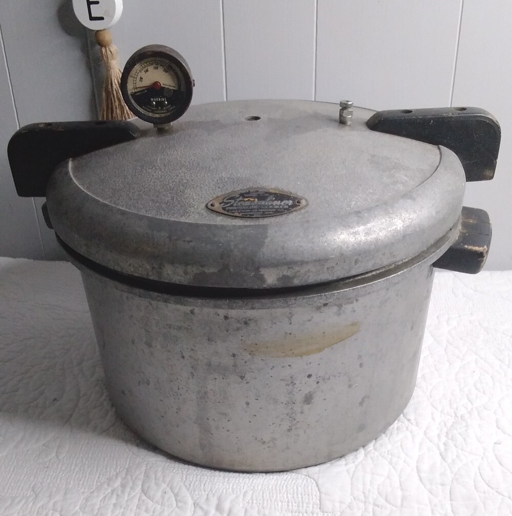 Vintage Heavy-duty Steamliner 16 qt. #A-16 Aluminum Pressure Cooker ...