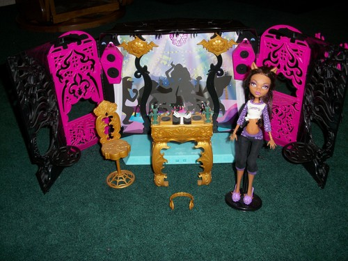 Monster High 13 Wishes Party Lounge DJ Booth Speaker Playset L@@K! | eBay