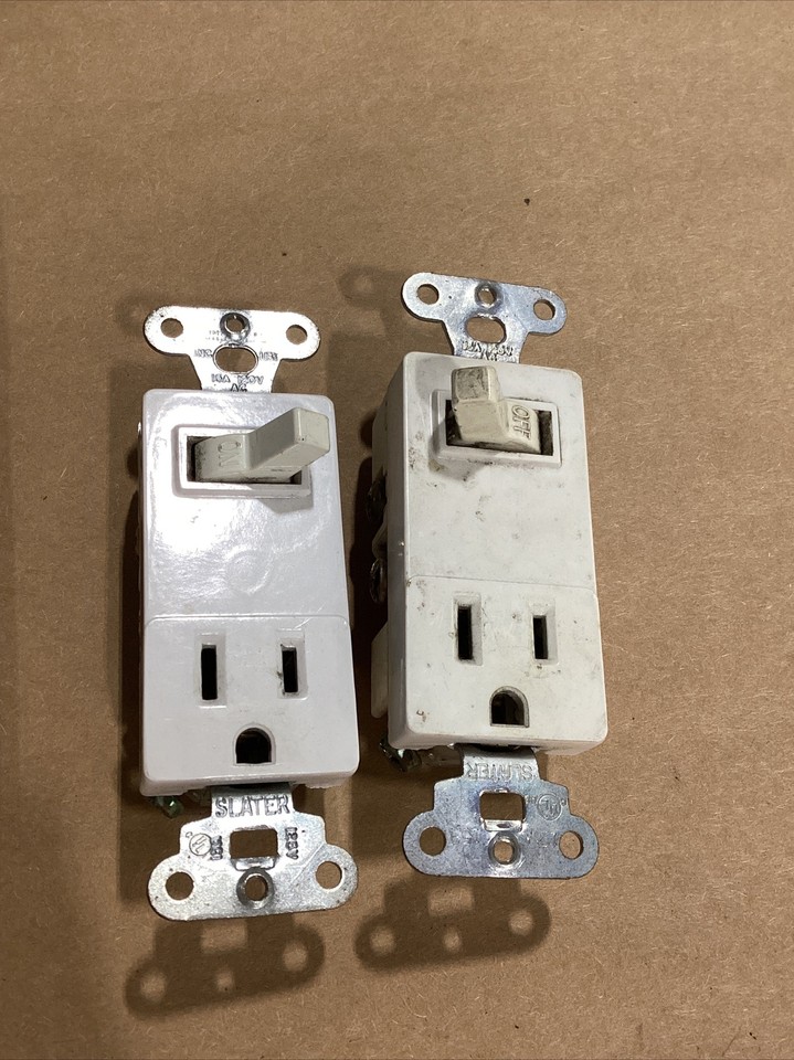 Slater Decorator Switch & Receptacle 15A 120V /125V #601I117 | eBay