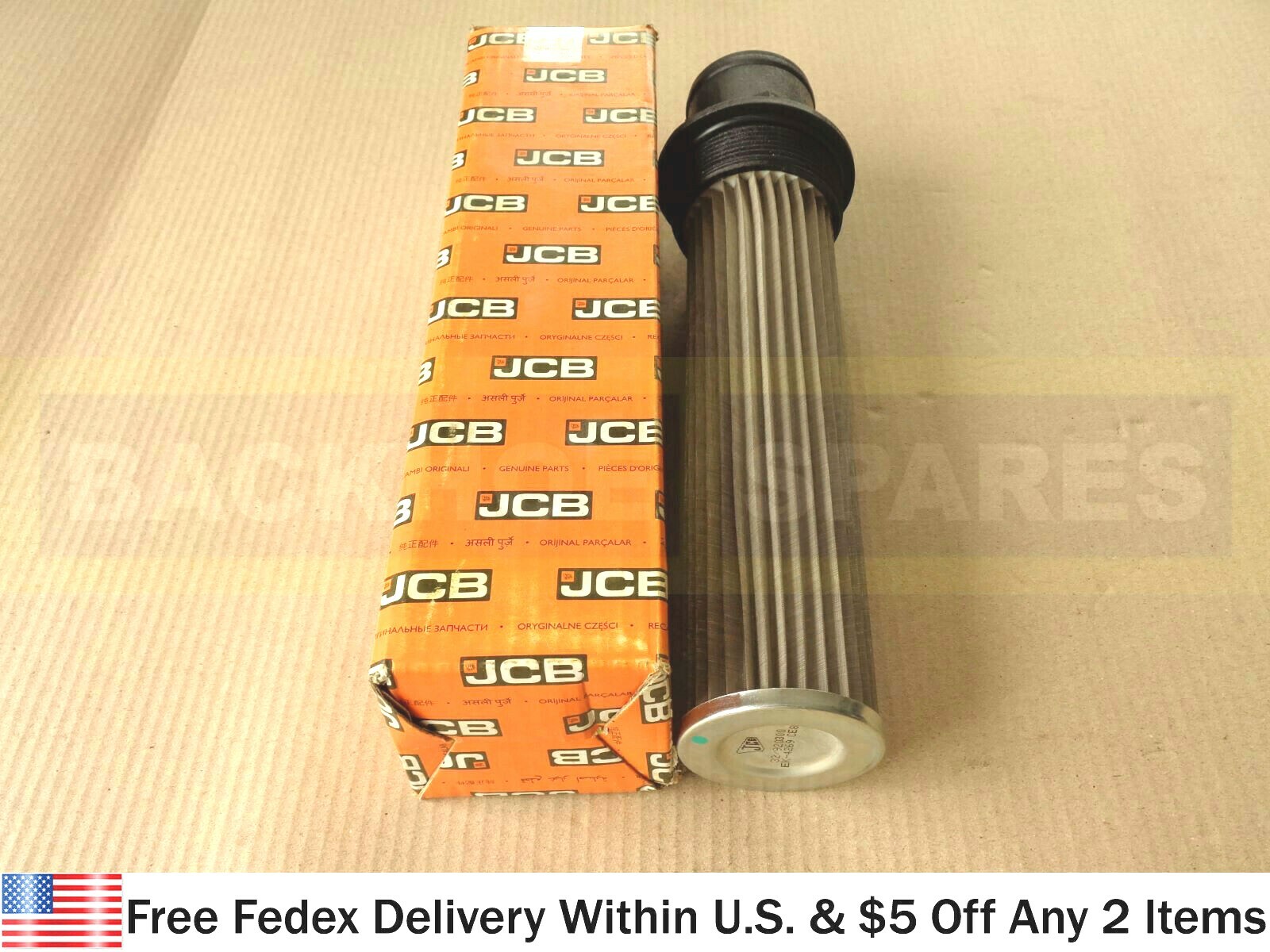 JCB PARTS - GENUINE JCB HYDRAULIC FILTER 125 MICRON(PART NO.32/920300 ...