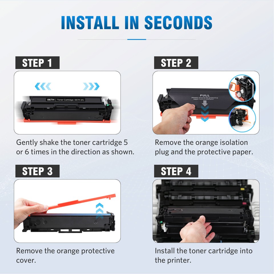 067H Toner Cartridge Compatible Replacement for Canon 67H MF656Cdw With ...