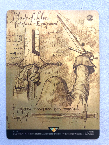 Mtg Carte Magic Assassin's Creed Blade of Selves FOIL NM | eBay