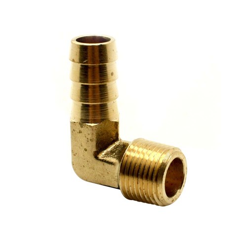 Thrifco 2758-T 1/2" Hose Barb x 3/8" MIP Brass Elbow - 4402758 | eBay