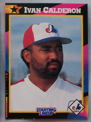 1992 Starting Lineup Ivan Calderon Montreal Expos Baseball Card | eBay