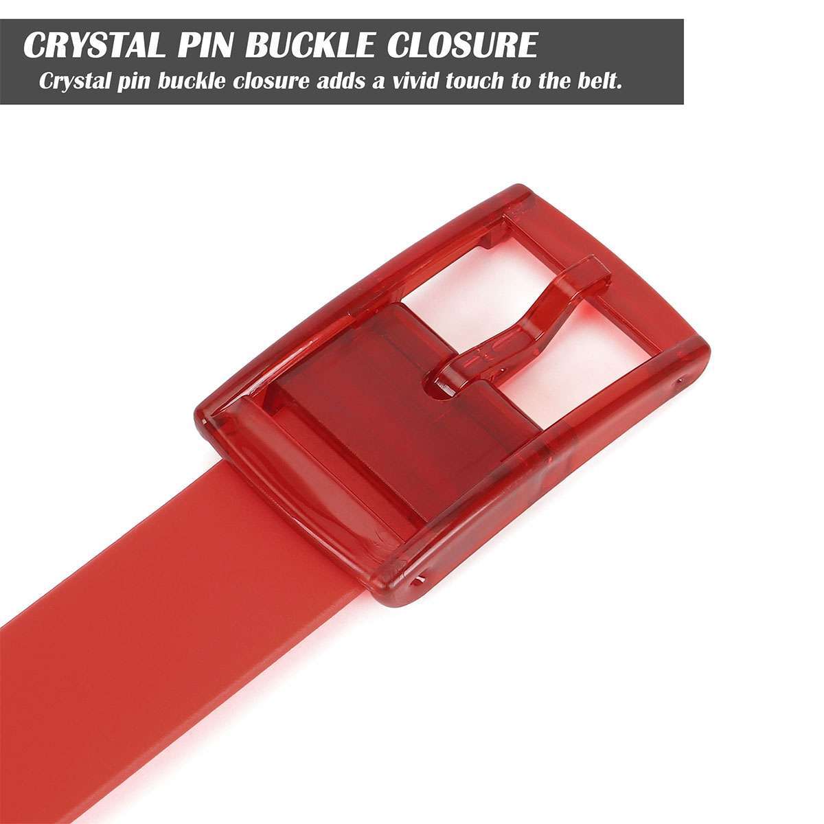 New Adjustable Cut to Fit Rubber Plastic Jelly Silicone Casual Belt w ...
