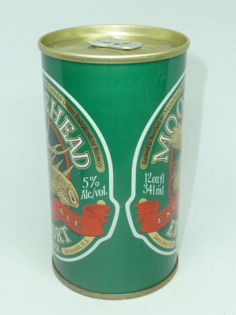 Empty Bottom Opened 12oz MooseHead Export S.S. Sta-Tab ** Clean Can ...