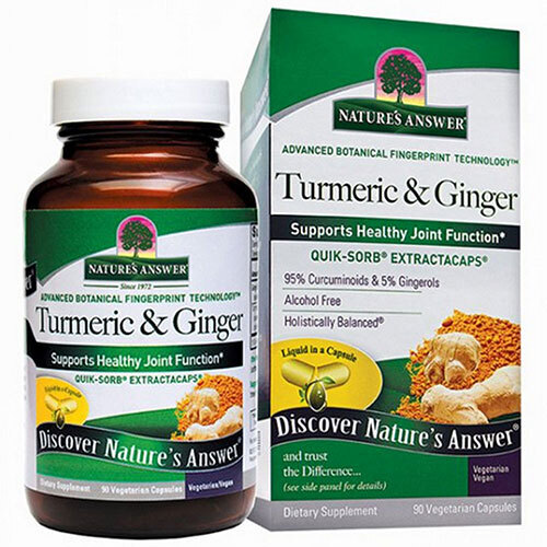 Turmeric And Ginger 90 Veg Caps By Nature's Answer | eBay