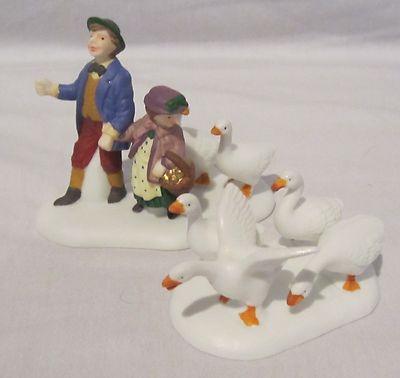 Dept 56 The Twelve Days of Dickens Village VI Six Geese A-Laying #58382 ...