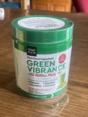 Vibrant Health, Green Vibrance, Vegan Superfood Powder, 15 Servings | eBay