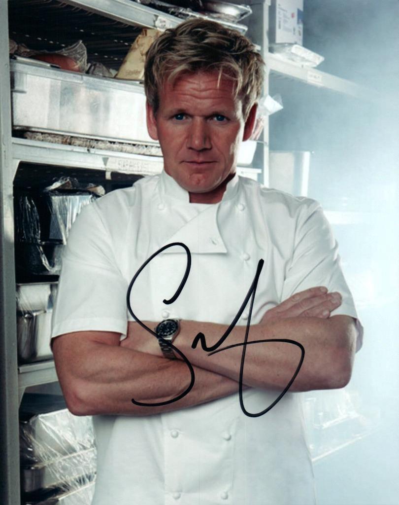 Gordon Ramsay autographed 8x10 Picture signed Photo and COA | eBay