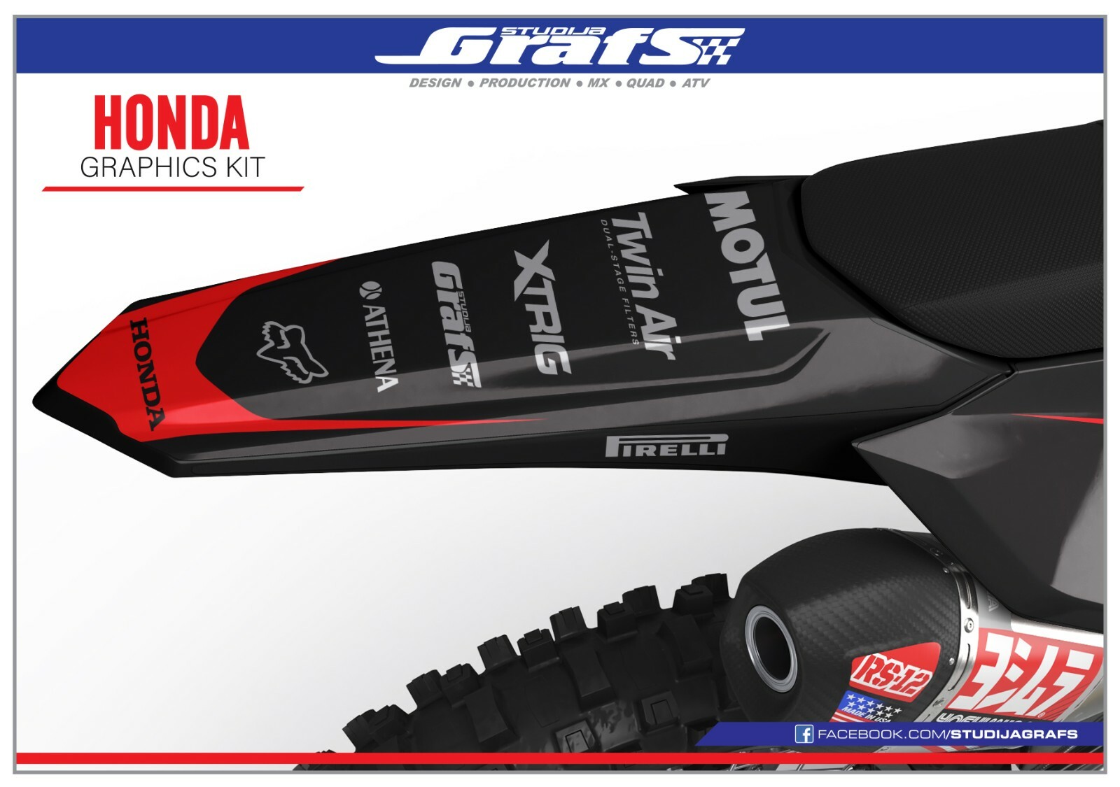 2022 Honda Crf450r Graphics Kit