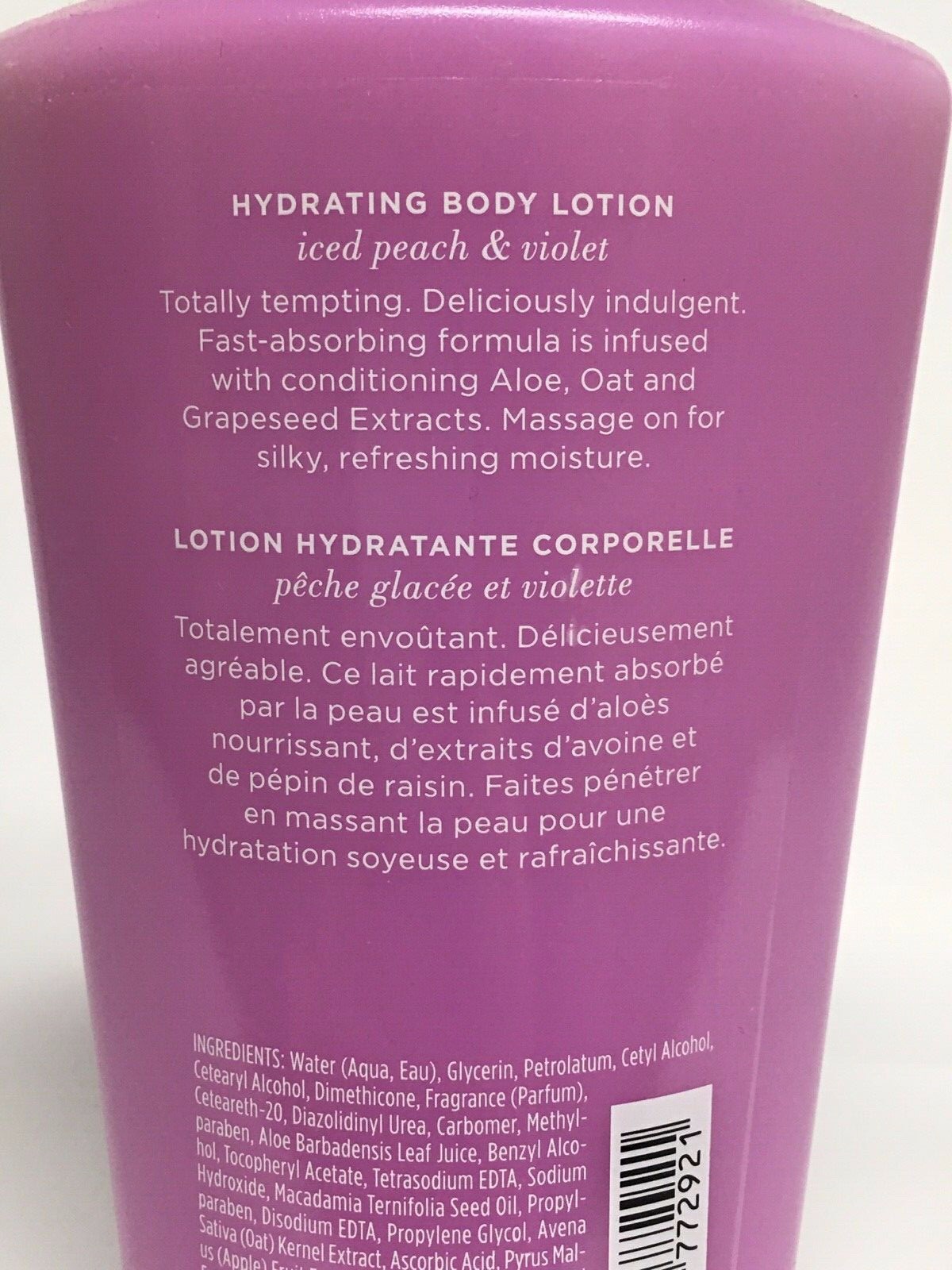 1 FRESH SORBETS VICTORIA'S SECRET ICED PEACH & VIOLET HYDRATING BODY ...