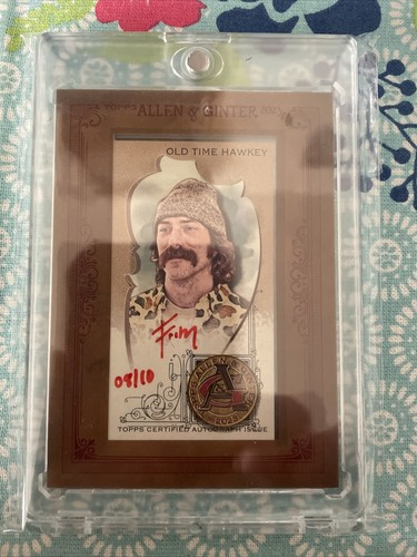 2023 Topps Allen & Ginter - Old Time Hawkey - Framed Mini Red Ink Auto ...