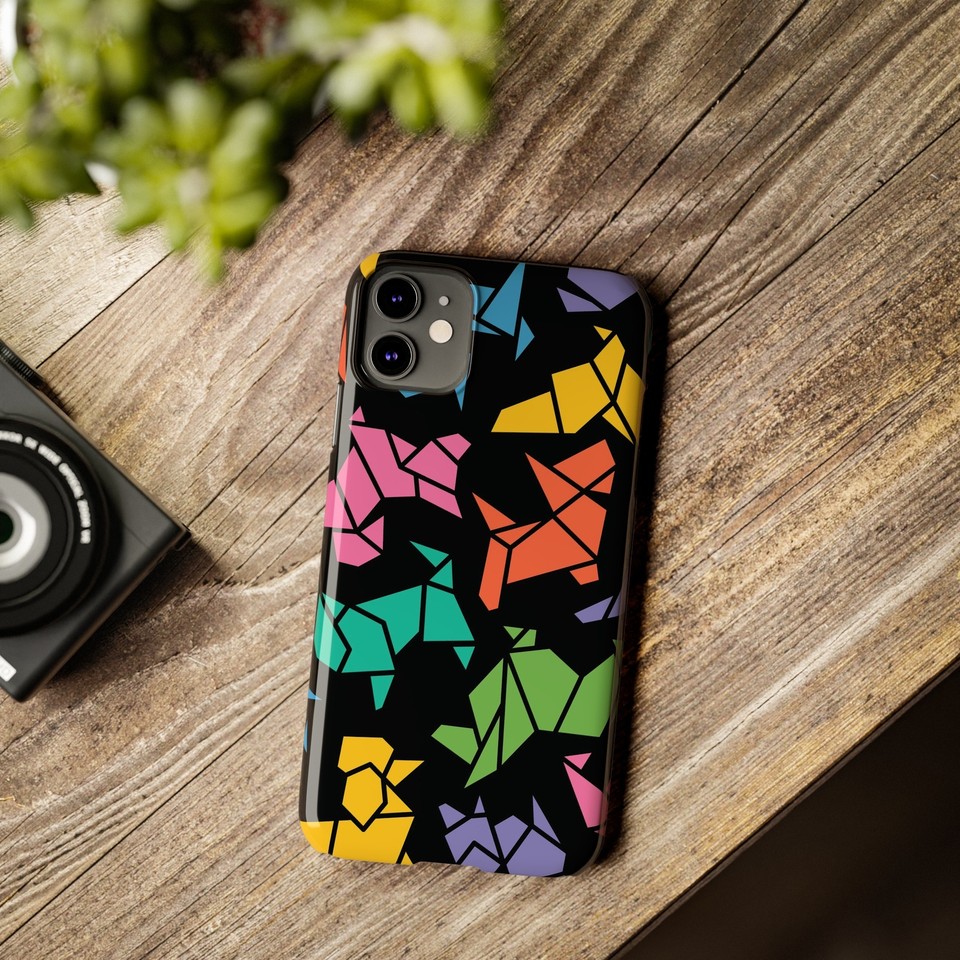 Vector Seamless Background of Dog Origami Slim Phone Cases | eBay
