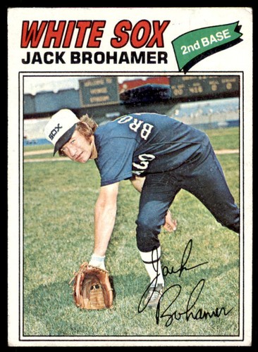 1977 TOPPS JACK BROHAMER . CHICAGO WHITE SOX #293 | eBay