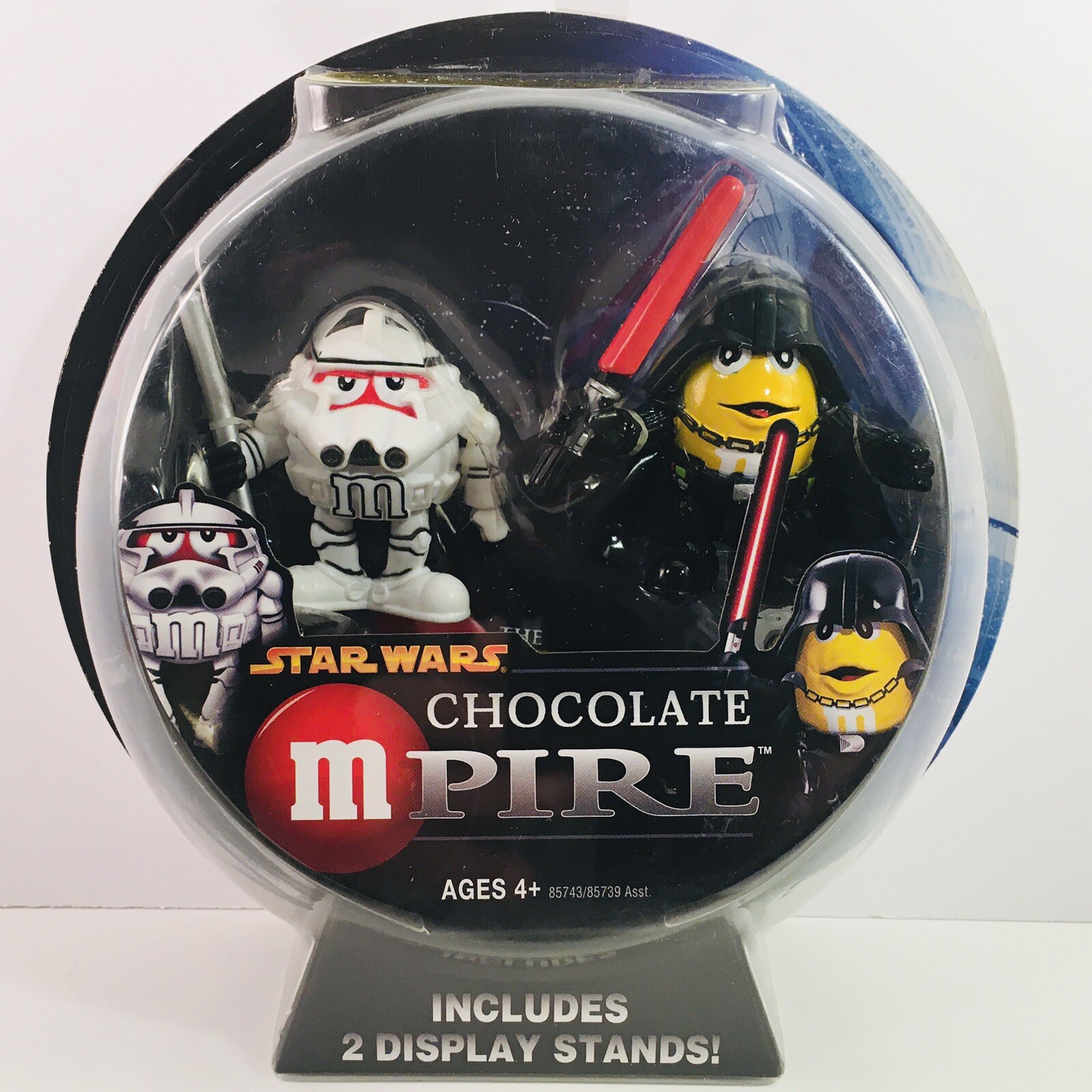 Star Wars Chocolate Mpire ~ Clone & Darth Vader Figure Set M&M's Hasbro ...