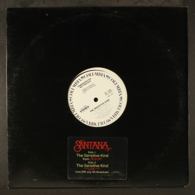 SANTANA: the sensitive kind / the sensitive kind (live) COLUMBIA 12 ...