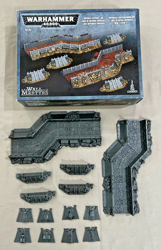 Warhammer 40k Wall of Martyrs Imperial Defense Line Terrain Set Games ...