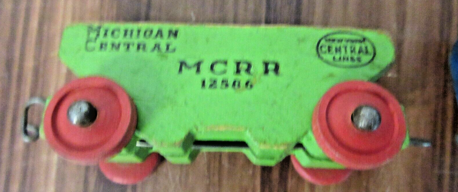 VINTAGE STROMBECKER SPECIAL 2 PC TRAIN SET WOOD MICHIGAN CENTRAL | eBay