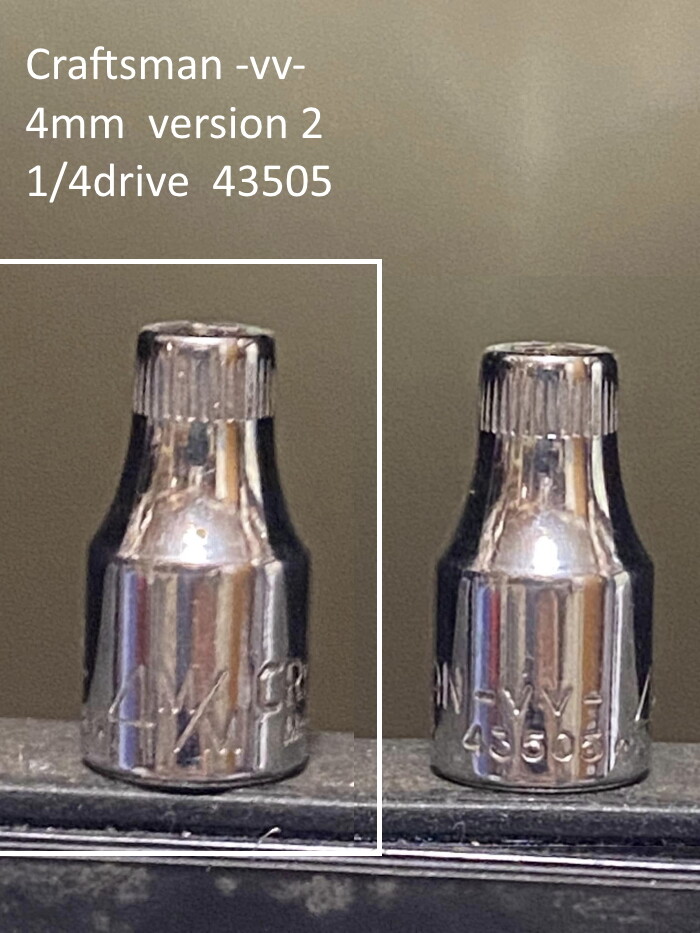 USA MADE 4mm , 5mm 5.5mm, and 6mm sockets 1/4dr price each 6pt 12pt ...