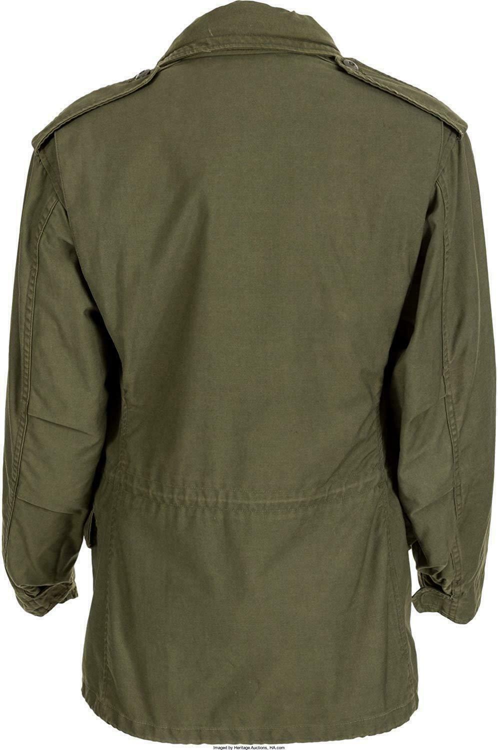 JOHN RAMBO M65 FIRST BLOOD JACKET US ARMY FIELD COMBAT GREEN COTTON ...