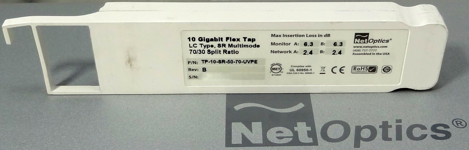 Ixia Net Optics RK-FLEX-24 Assembly Rack with TP-10-LR-85-70 Flex | eBay
